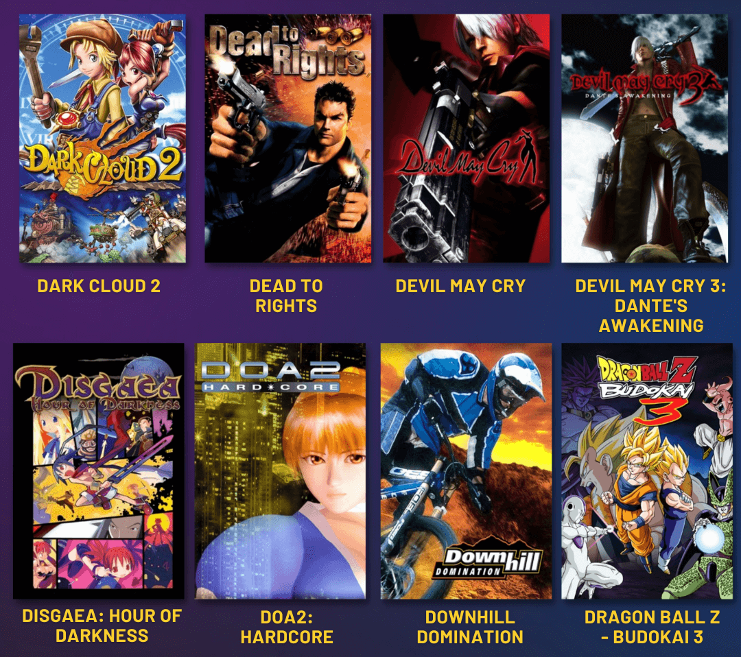 PS2 GAMES COLLECTION