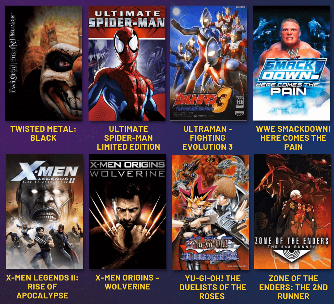 PS2 GAMES COLLECTION