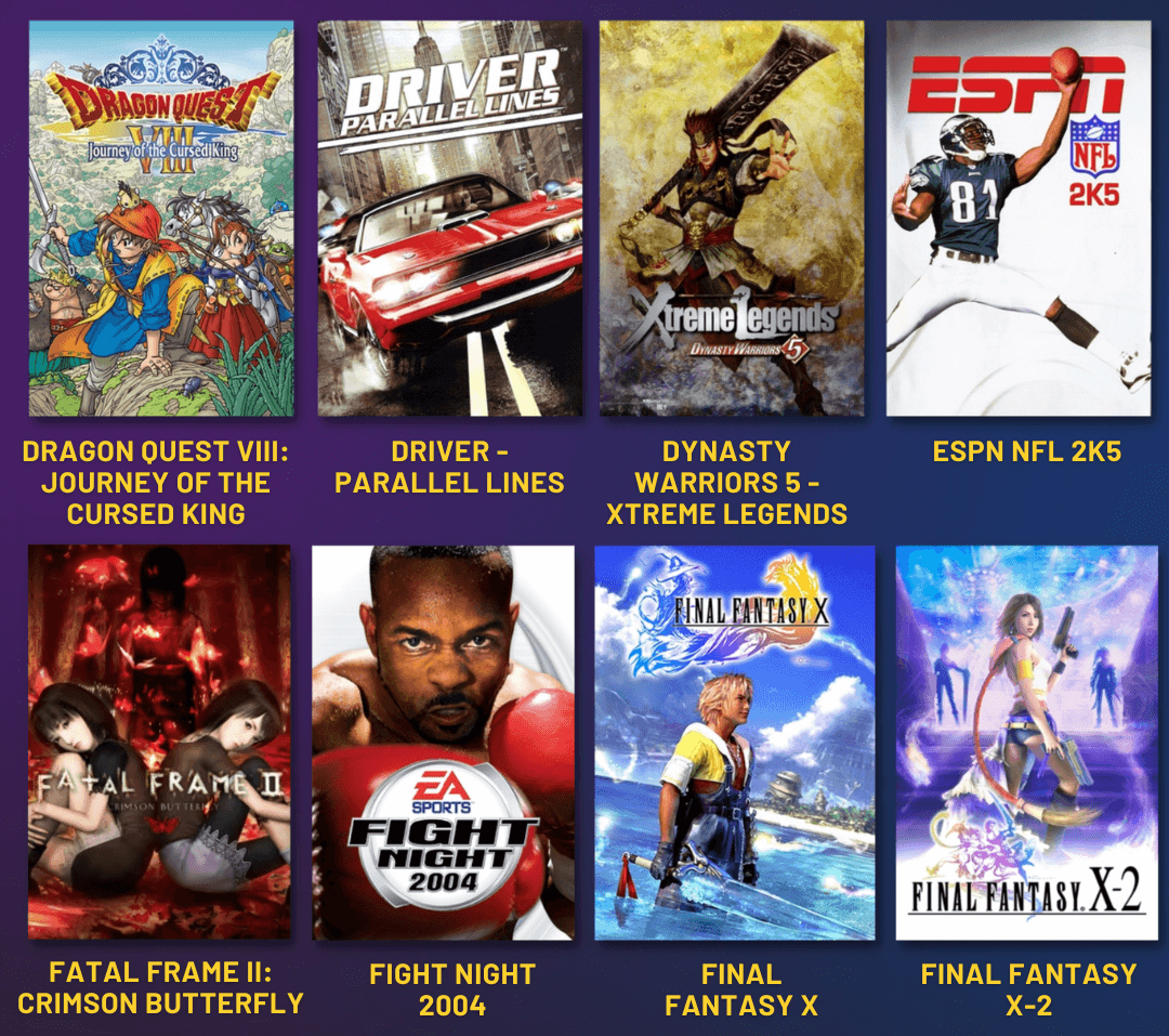 PS2 GAMES COLLECTION