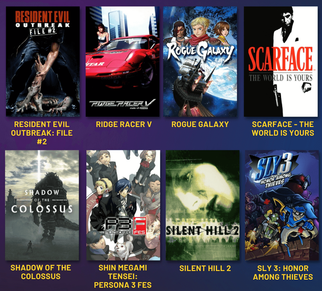 PS2 GAMES COLLECTION