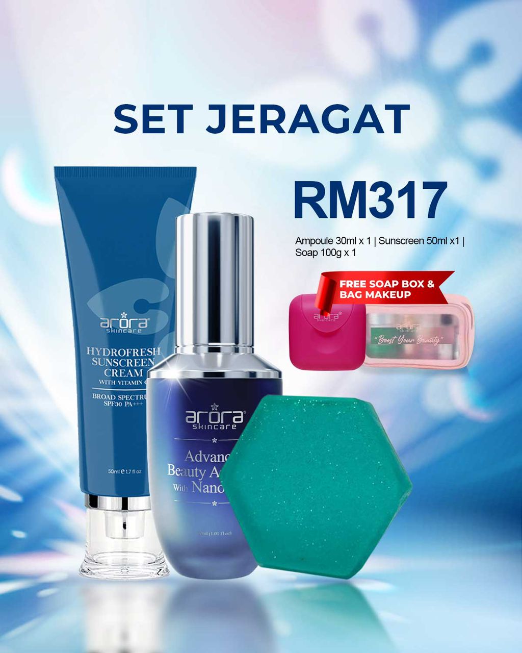 ARORA SKINCARE HARGA MEMBERS